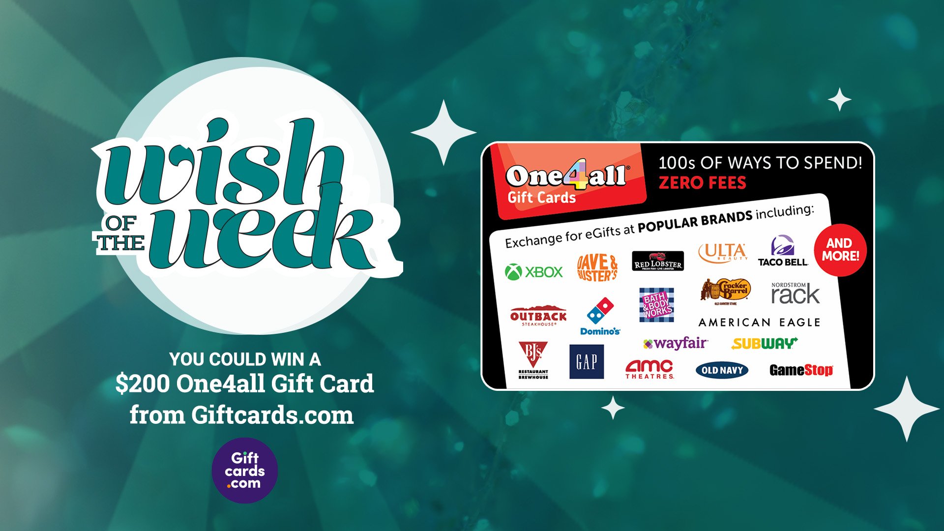 Wish of the Week $200 One4All Gift Card - Good Cheer | Elfster Blog